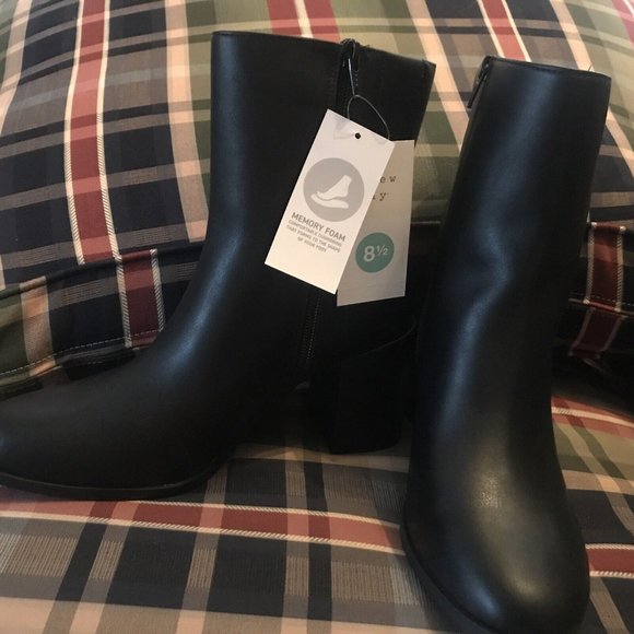 a new day | Shoes | Womens Janelle Dress Boots A New Day Black Size 8 2 ...